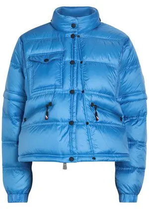 Moncler Mauduits Padded Shell Bomber Jacket - Blue