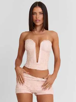OUTCAST Norah Light Beaded Shorts
