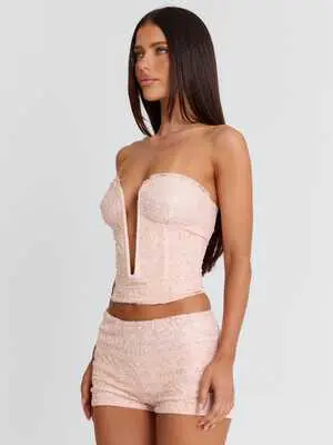 OUTCAST Norah Light Beaded Shorts