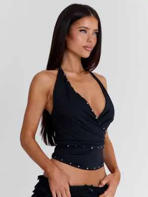 OUTCAST Elliana Top - Black