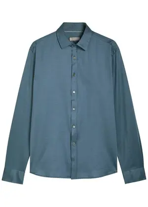 Canali Cotton Shirt - Blue