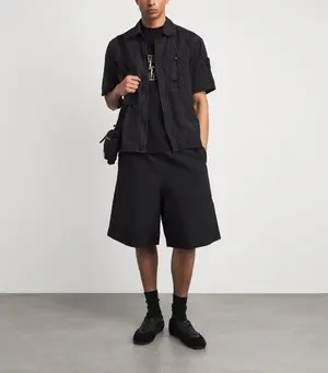 Stone Island Nylon Zip-up T-shirt