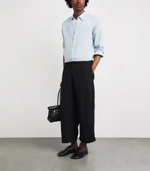 Sandro Linen Shirt - Blue