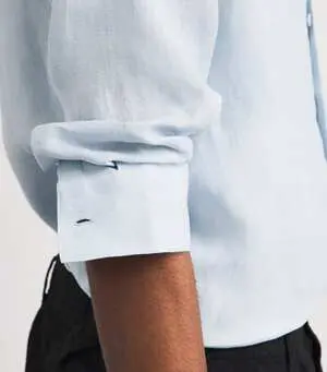 Sandro Linen Shirt - Blue