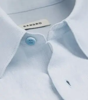 Sandro Linen Shirt - Blue