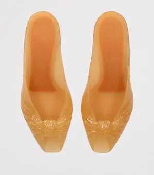 Chloé Jelly Heeled Mules 30 - Brown