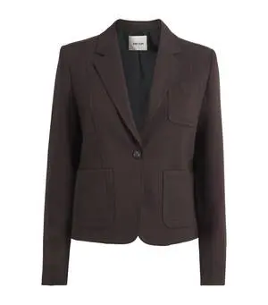 ME+EM Fitted Cropped Blazer