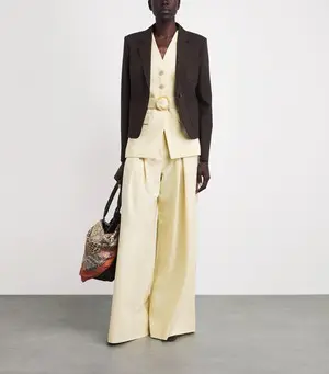 ME+EM Fitted Cropped Blazer