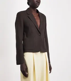 ME+EM Fitted Cropped Blazer
