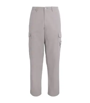 Stone Island Cotton-canvas All-weather Ghost Trousers - Grey
