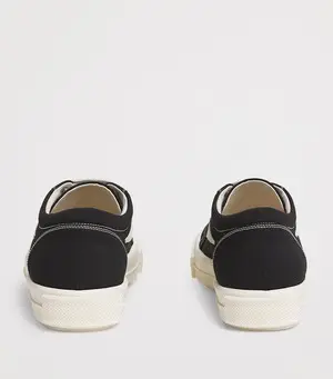 Rick Owens Canvas Vintage Sneakers - Black