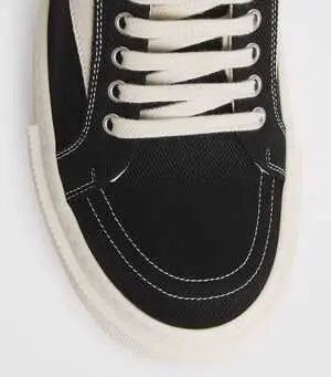 Rick Owens Canvas Vintage Sneakers - Black