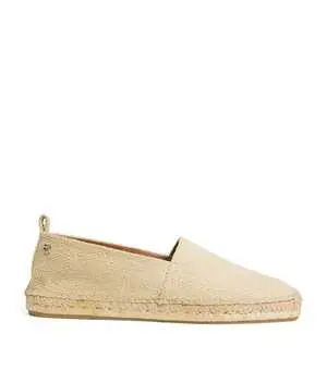 Ralph Lauren Purple Label Bosworth Silk Herringbone Espadrilles