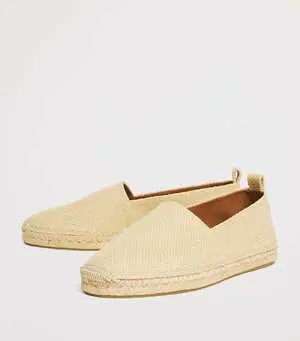Ralph Lauren Purple Label Bosworth Silk Herringbone Espadrilles