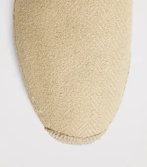 Ralph Lauren Purple Label Bosworth Silk Herringbone Espadrilles