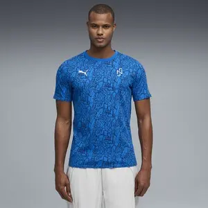 PUMA Neymar Jr Brazil Passion Patterned Soccer T-shirt - Blue