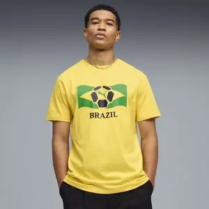 PUMA Soccer Fanwear Graphic T-shirt - Yellow