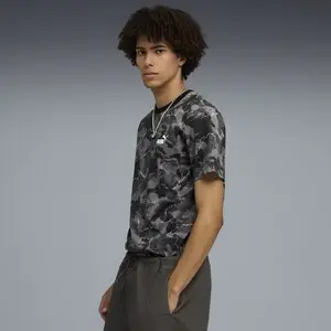 PUMA Camouflage Print Crewneck T-shirt - Black