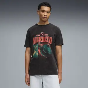PUMA Soccer Nations 90s Fanwear Graphic T-shirt - Black