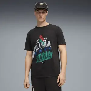 PUMA Soccer Nations 90s Fanwear Graphic T-shirt - Black