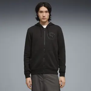 PUMA Essentials Tonal Zip-up Hoodie - Black