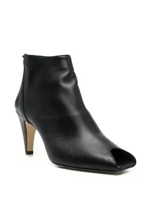 GISEL MOIRE Raffy Peep-toe Ankle Boots