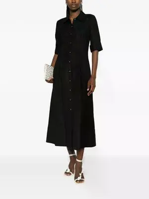 Simkhai Buttoned Midi Shirt Dress