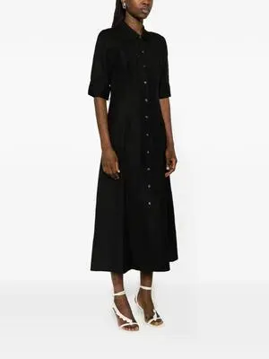 Simkhai Buttoned Midi Shirt Dress