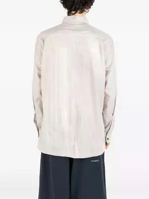 SOCIETE ANONYME Deadline Striped Patch-pocket Shirt