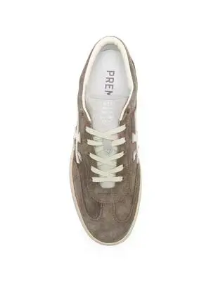 Premiata David 8094 Logo Sneakers - Brown