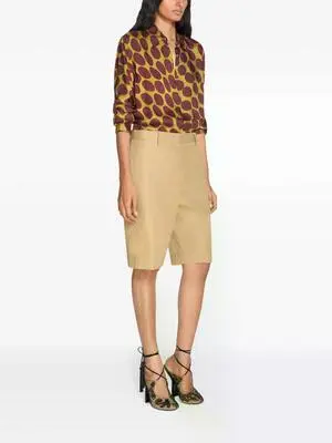 Dries Van Noten Tailored Cotton Shorts