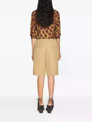 Dries Van Noten Tailored Cotton Shorts