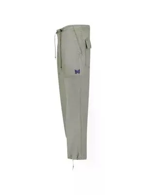 Needles Drawstring Embroidered Trousers