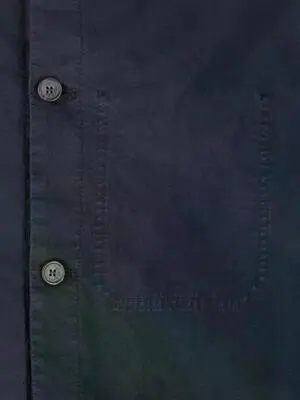 WHITE SAND Button-up Shirt Jacket - Blue