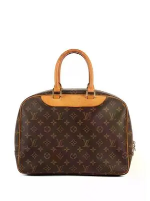 LOUIS VUITTON Deauville Monogram Handbag - Brown