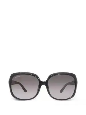 FERRAGAMO Rectangle Full-rim Sunglasses - Black