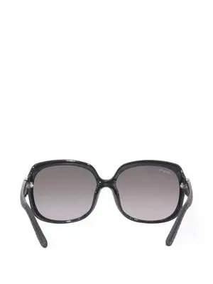 FERRAGAMO Rectangle Full-rim Sunglasses - Black