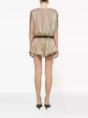 NISSA Pleated Mini Dress - Grey