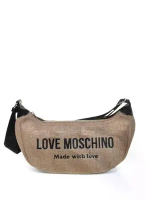 Moschino Embroidered Cross Body Bags