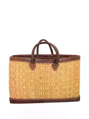 Vintage Wicker Tote Bag