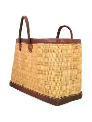 Vintage Wicker Tote Bag