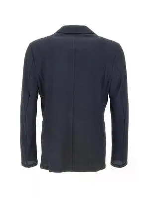 BOB Golden Logo-pin Patch-pocket Blazer