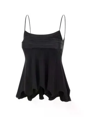 JACQUES Pleated Lace Top