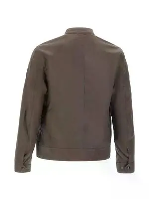Belstaff Zip-up Waxed-cotton Jacket