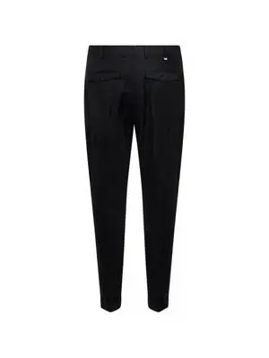 PT TORINO Pleated Trousers - Black