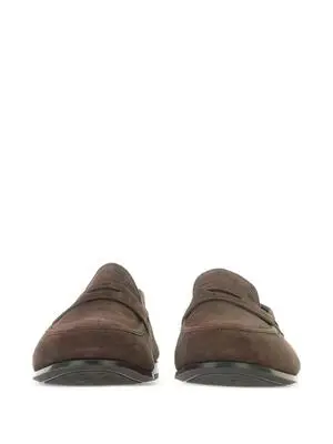 FABI Penny-strap Loafers - Brown