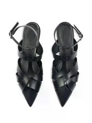 SCAROSSO Clara Criss-cross-strap Sandals