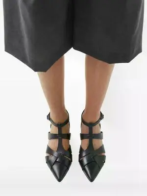 SCAROSSO Clara Criss-cross-strap Sandals