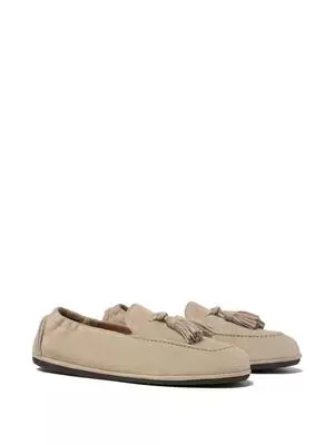 SCAROSSO Tassel Loafers - Neutrals