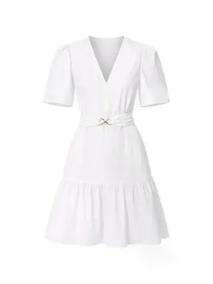 TWINSET Mini Belted Tiered Dress